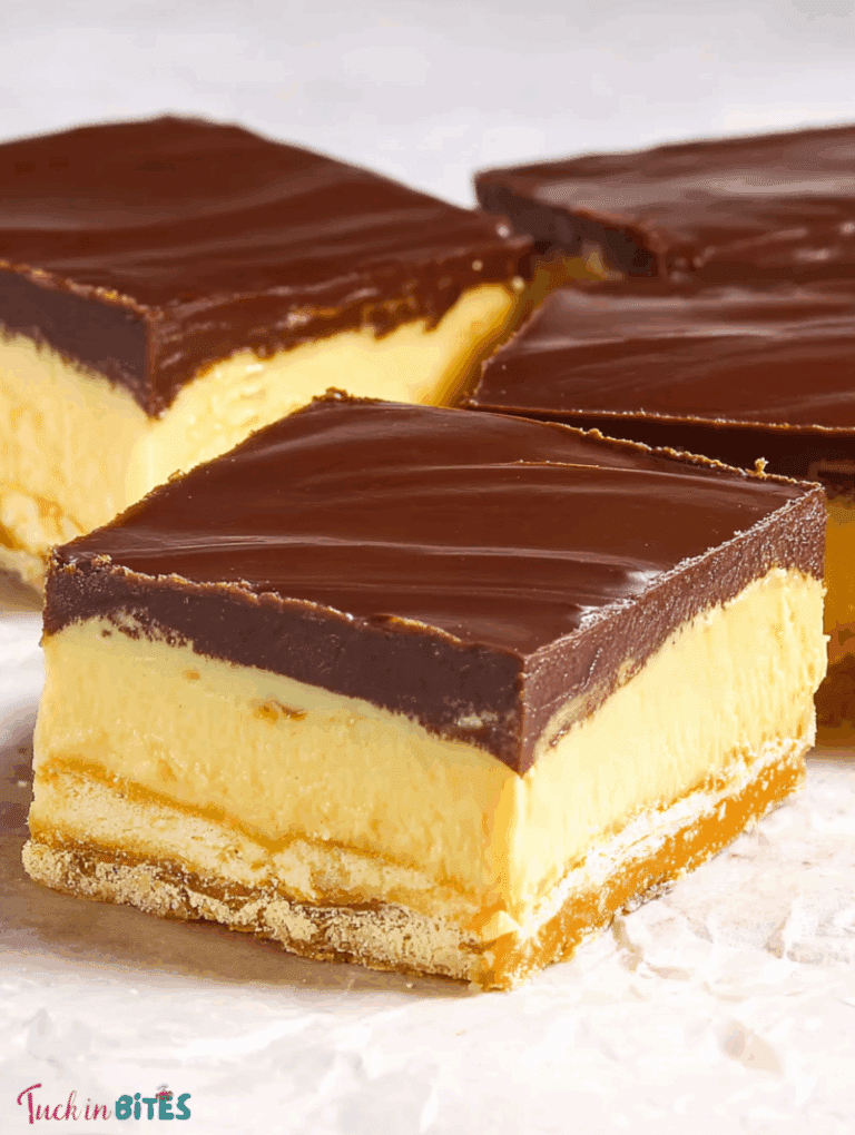 No Bake Boston Cream Pie Bars (Gluten Free Recipe)